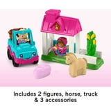 Fisher-Price Little People Barbie Horse Stable Playset for Toddlers ...