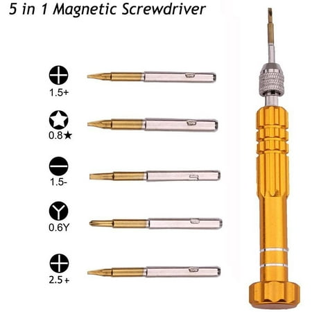 5 in 1 Screwdriver Kit for Apple iPhone X 8 8 Plus 7 Plus 6s 6 Plus ...