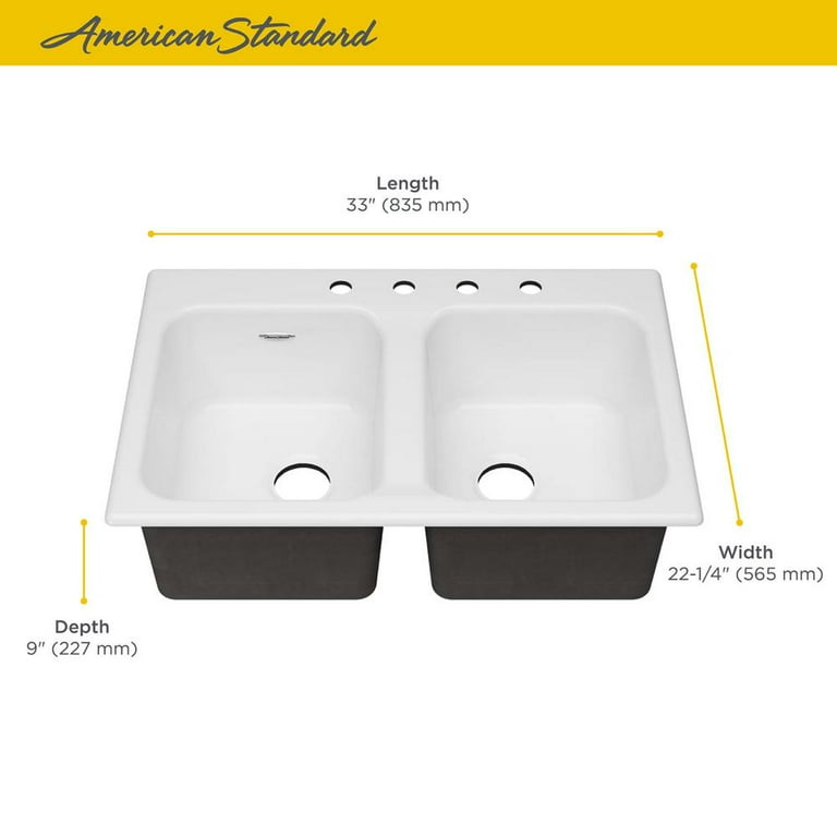 Width Of Double Sink