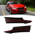 Front Rear Bumper Strip Lip Spoiler Diffuser Splitter for Bmw 3 Series ...