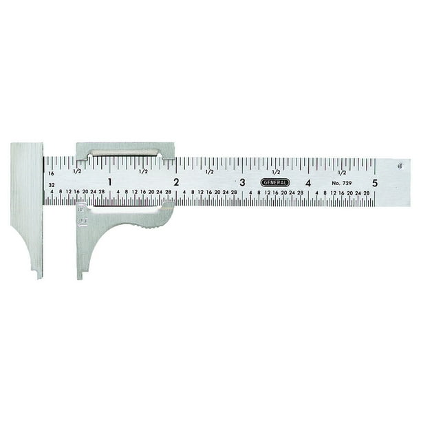 General Tools 729 Slide Caliper, 4-Inches - Walmart.com - Walmart.com