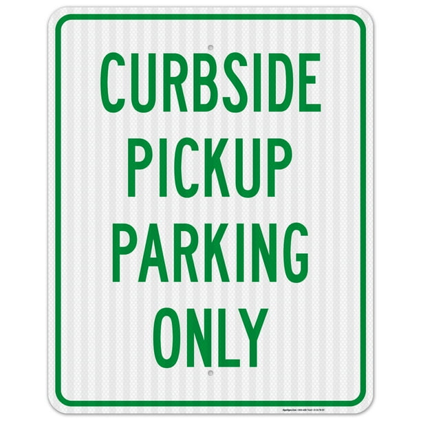 Curbside Pick Up Sign