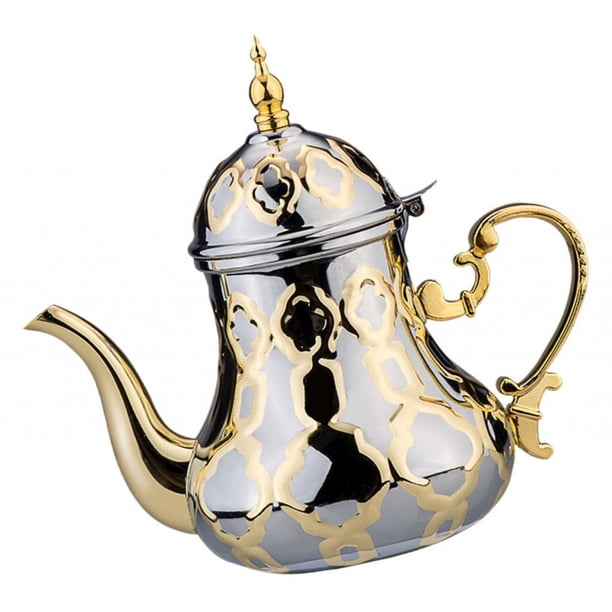 Elodie Arabic Coffee Pot Turkish Kettle Stainless Steel for Gas Stove ...