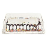 Freshness Guaranteed 1/4 Sheet Confetti Drip Cake 65oz Moist Double ...