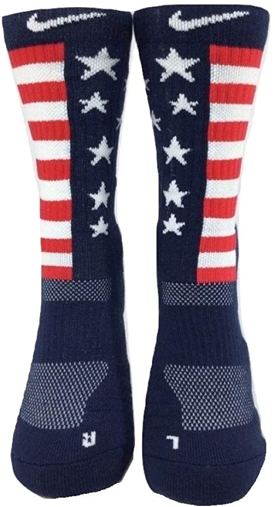 Nike Elite Socks Red And White