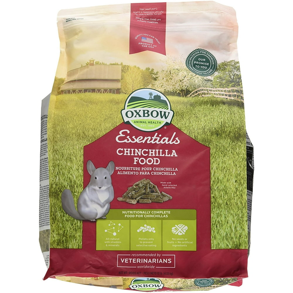 Oxbow Essentials Dry Chinchilla Food, 10 lbs. - Walmart.com - Walmart.com
