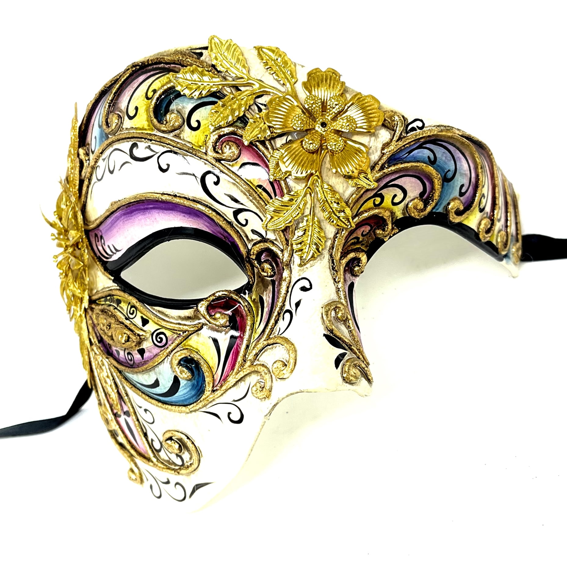 Steampunk Vintage Phantom Costume Venetian mask Masquerade Mask ...