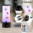 2BK Bubble Fish Lava Lamp 17 Color Changing Aquarium Light Artificial ...