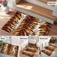 2x3 Ft Entryway Area Rug, Leopard Stripes Kitchen Rug Runner Washable ...