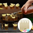 100 Crystal Clear Plastic Shot Glasses 1oz, Mini Cups for Wine Tasting ...