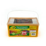Crayola Ultimate Kids Colorful Crayon Bucket, 200 Pieces - Walmart.com