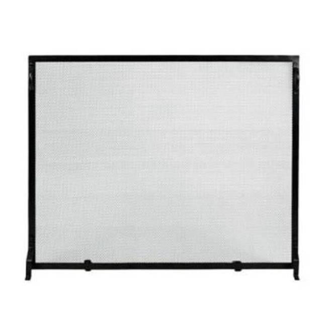 Minuteman Plain Flat Fireplace Screen - Black - 50in. x 36in. - Walmart.com