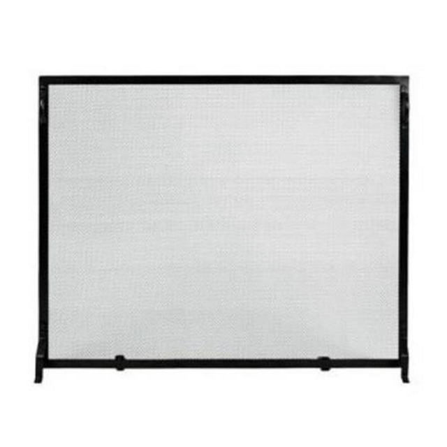 Minuteman Plain Flat Fireplace Screen - Black - 50in. x 36in. - Walmart.com