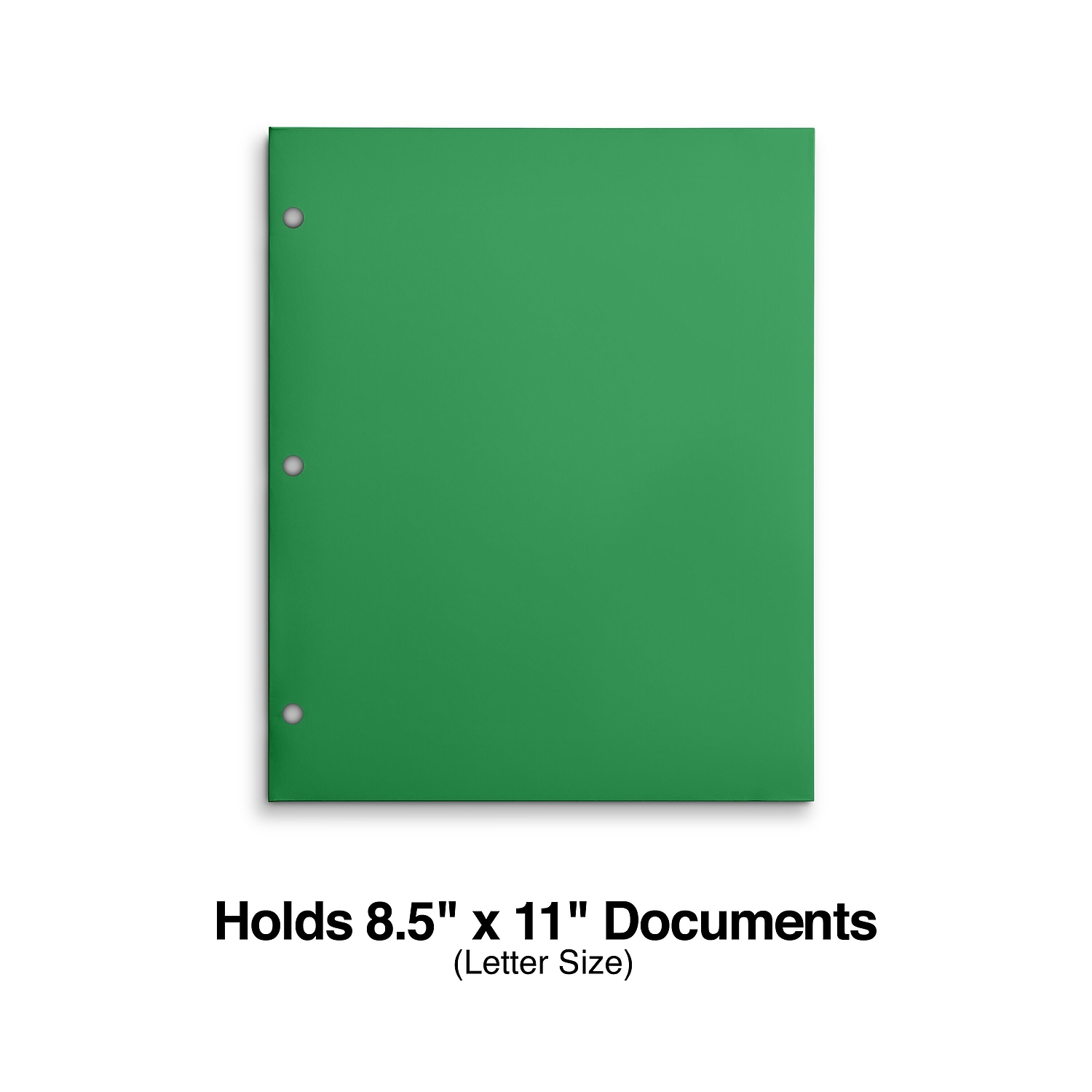 Staples 4-Pocket 3-Hole Punched Presentation Folder Green 56212-CC ...