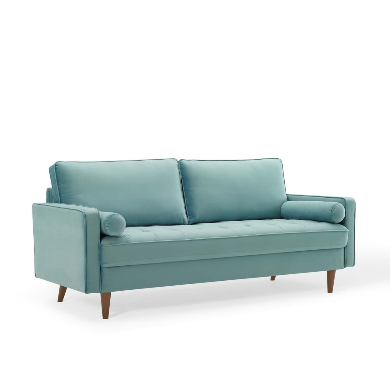 Valour Performance Velvet Sofa, Mint - Walmart.com