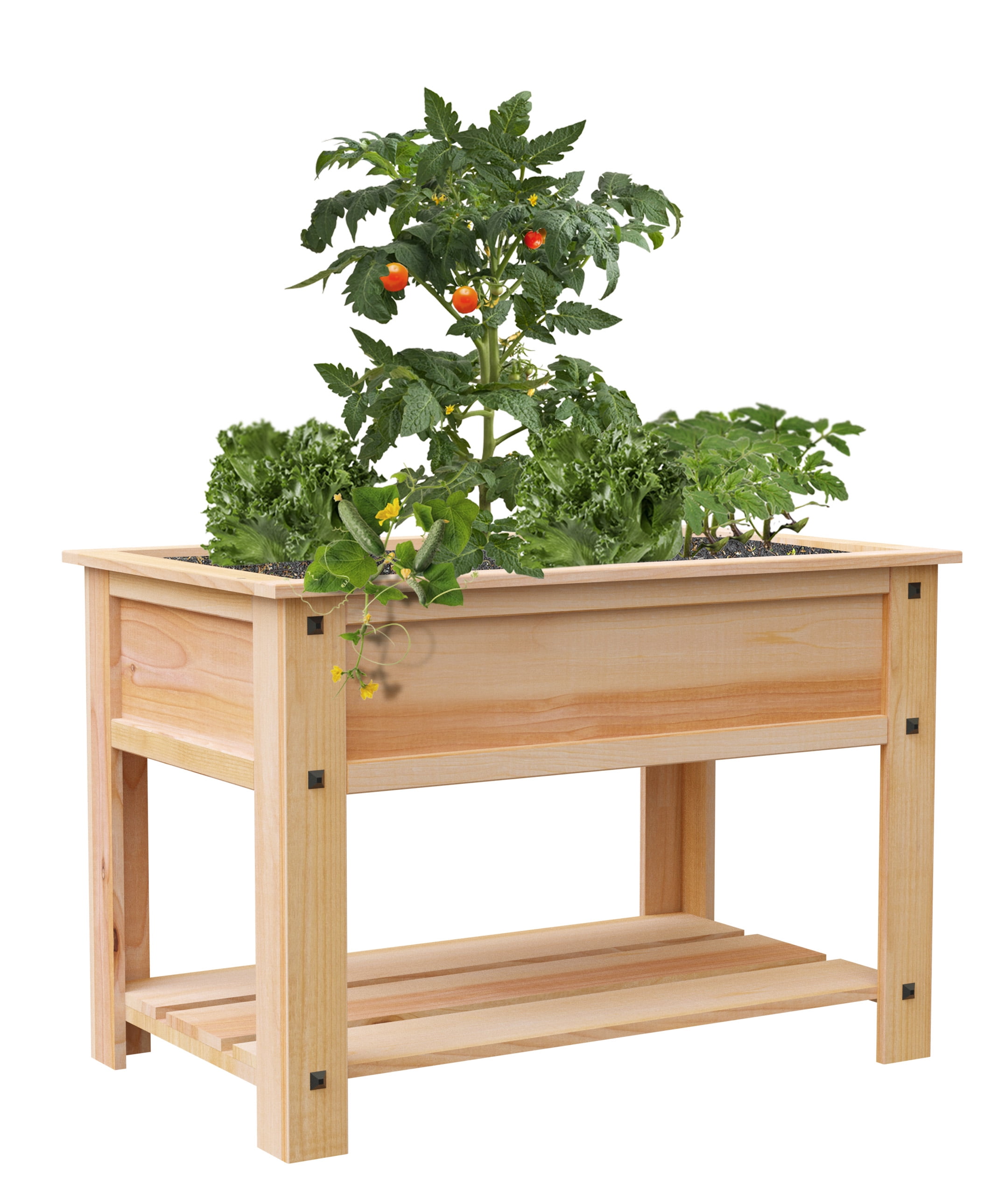 Panacea Products Mission Cedar Elevated Garden Bed - Walmart.com