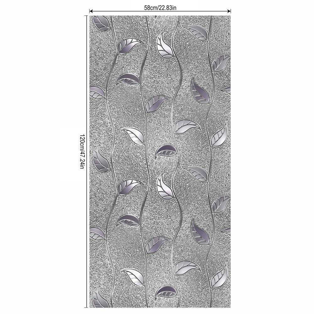 Glueless Painted Electrostatic Glass Sticker, 22.8" x 47.2 ...