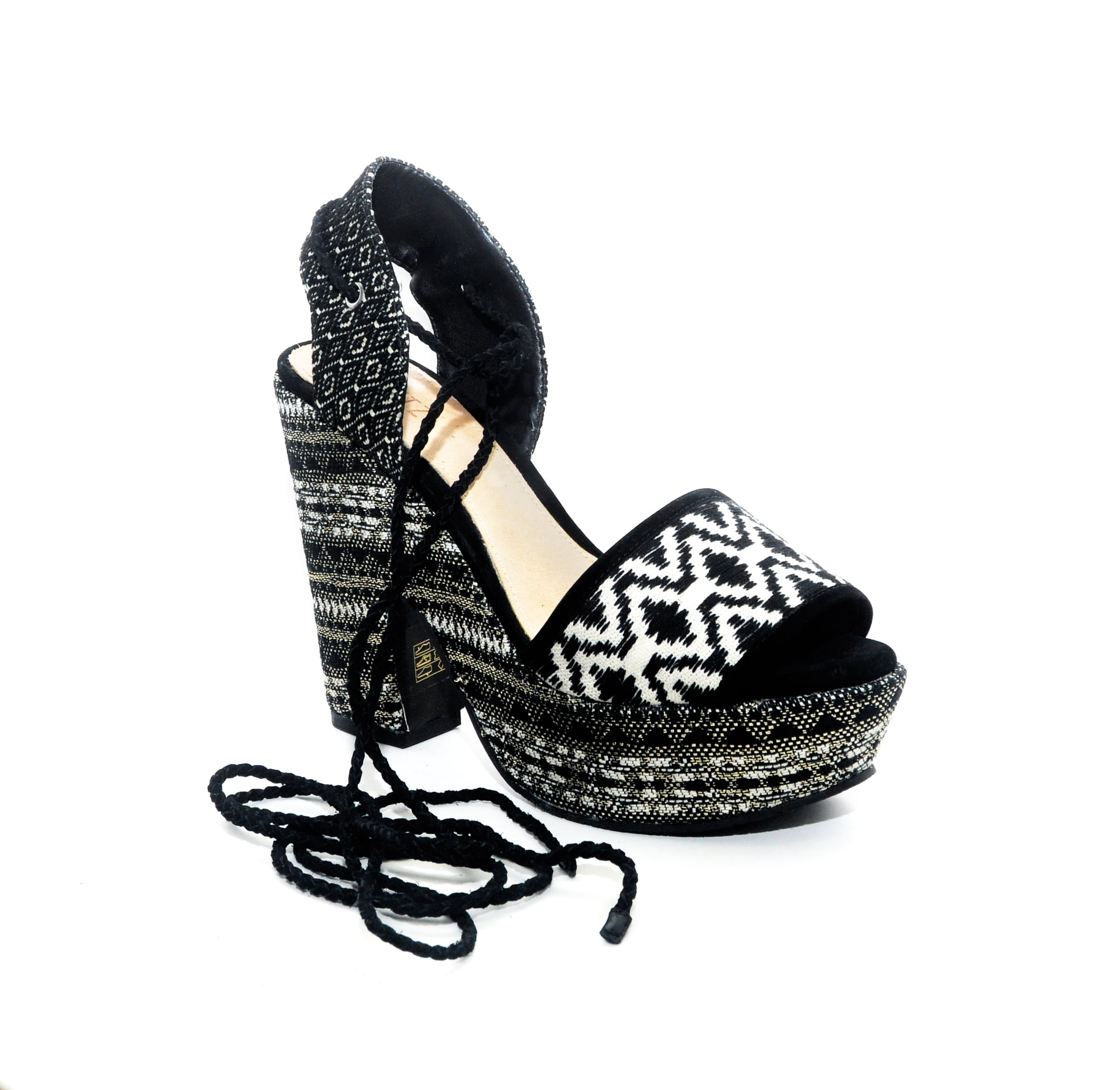 Wedge Platform Sandal Memory Foam Stretch Fabric Fitted Cloud ...
