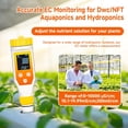 Hydrogen Water Tester,PH Meter 7 in 1 H2/TDS/EC/ORP/Salt/Temp with ATC ...