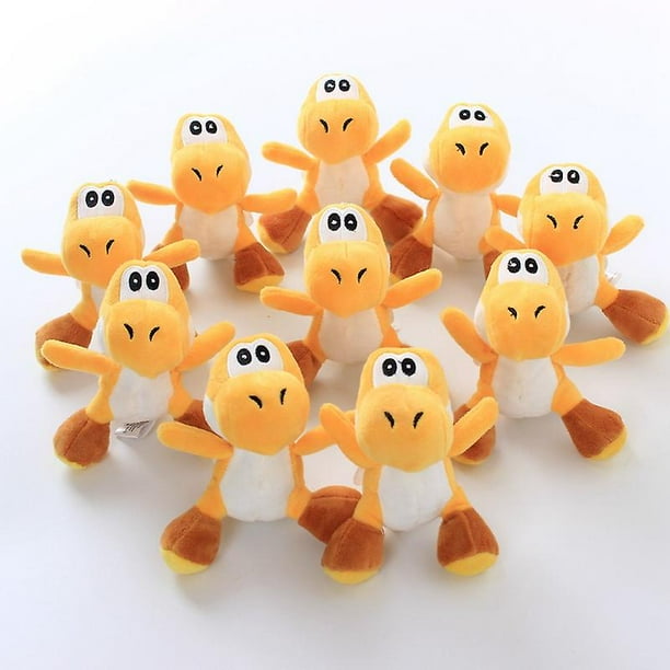 10pcs 12cm Anime Game Yoshi Plush Toys Kawaii Animals Pets Tortoise ...