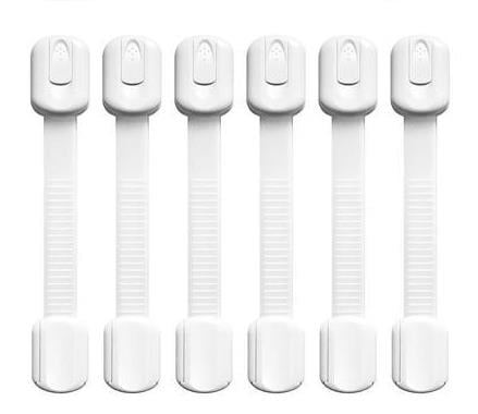 6 Pcs Child Safety Cabinet Locks Baby Proofing Latches to Drawer Door ...