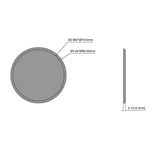 Hyper Tough Wall Shield 3-1/4 inch White Impact Damage Protector Self ...
