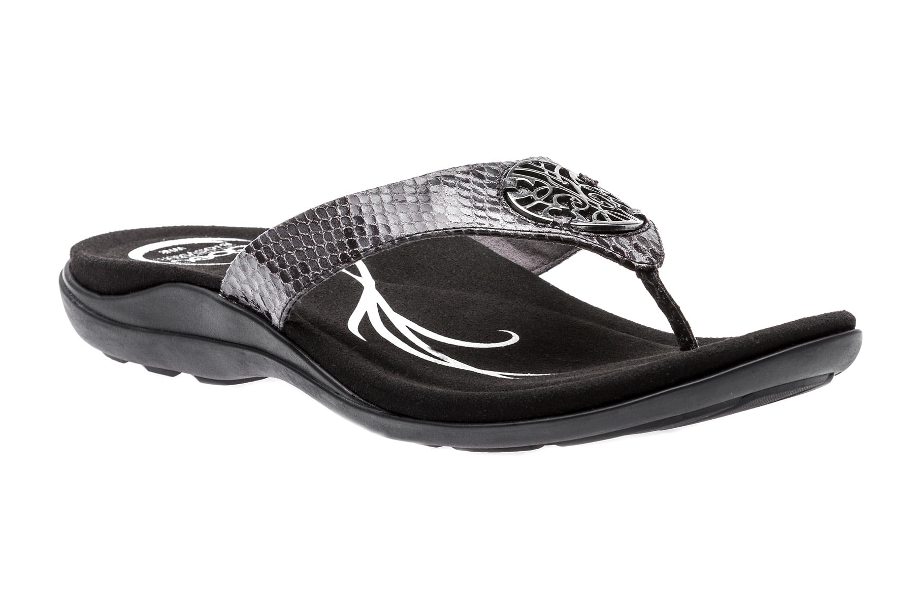 ABEO Women's Beauty Metatarsal - Flip Flop Sandals in Animal Print ...