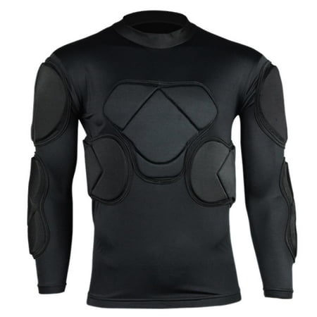 Long Sleeve Goalkeeper Clothes Elbow Pads Helmet Kneecaps(Orange top,XL ...