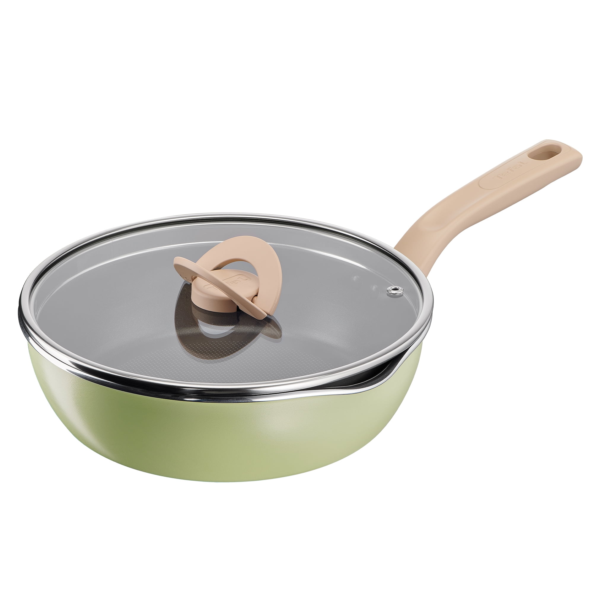 T-fal Sartén Multifunción One Pick Pot Pan con Tapa 22 cm Verde ...