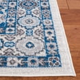 SAFAVIEH Toscana Caryn Medallion Polyester Area Rug, Ivory/Navy, 8' x ...