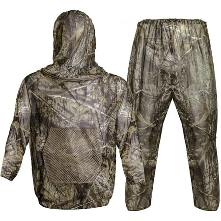 ZMLEVE Mosquito Netting Suit Bug Net Mesh Clothing with Hood for ...