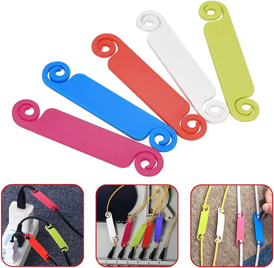 Etiquetas para cables de 50 piezas, marcado de cables duradero e ...