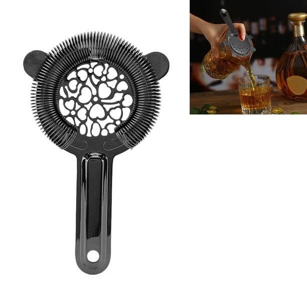 Stainless Steel Cocktail Strainer, European Style Ice Filter Bartending ...