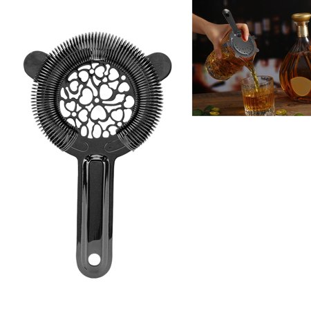 Stainless Steel Cocktail Strainer, European Style Ice Filter Bartending ...