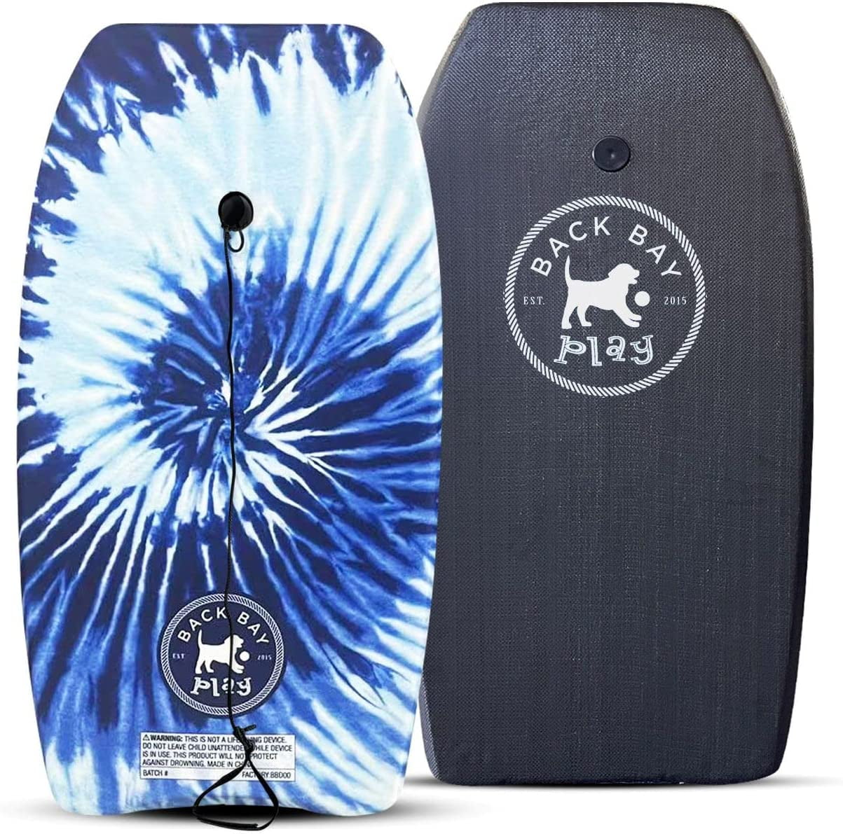 Back Bay Play 33" EPS Core Bodyboard with Wrist Leash - Ice Tie Dye ...