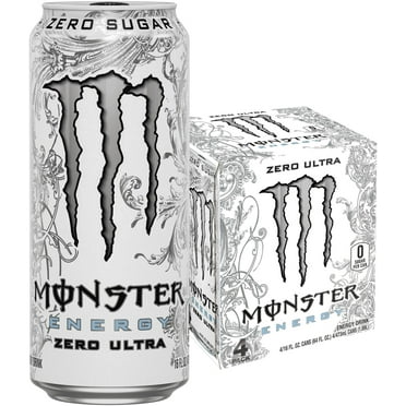 Monster Energy Ultra, Zero Sugar Zero Calorie, Ultra Black Flavor 6 ...