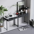 32 Inch Small Computer Desk with 2 Drawers for Bedroom Study Writing ...