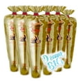 Popcornopolis Gourmet Popcorn - 6 Zebra Corn Mini Cones - Small Storage ...