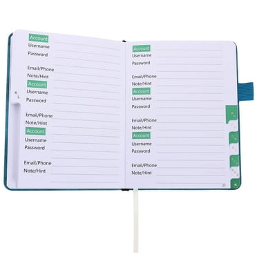 Personal Phone and Address Book Medium Size 4 inch x 6 inch - Walmart.com