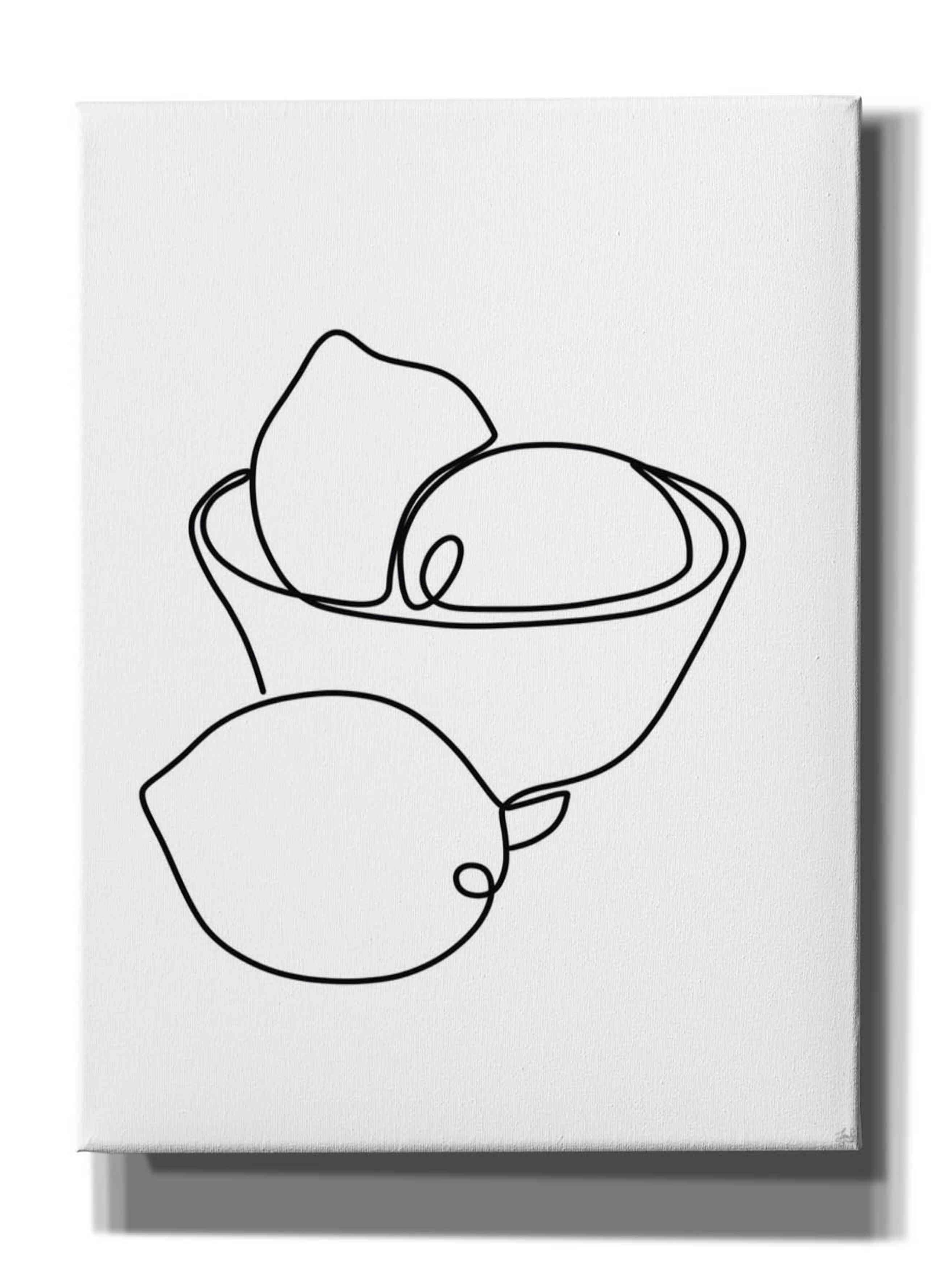 Epic Graffiti 'Still Life Lemons' by Line and Brush, Canvas Wall Art ...