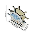 Summer Nautical Wooden Napkin Holder Seaside Breeze Design for Kitchen ...