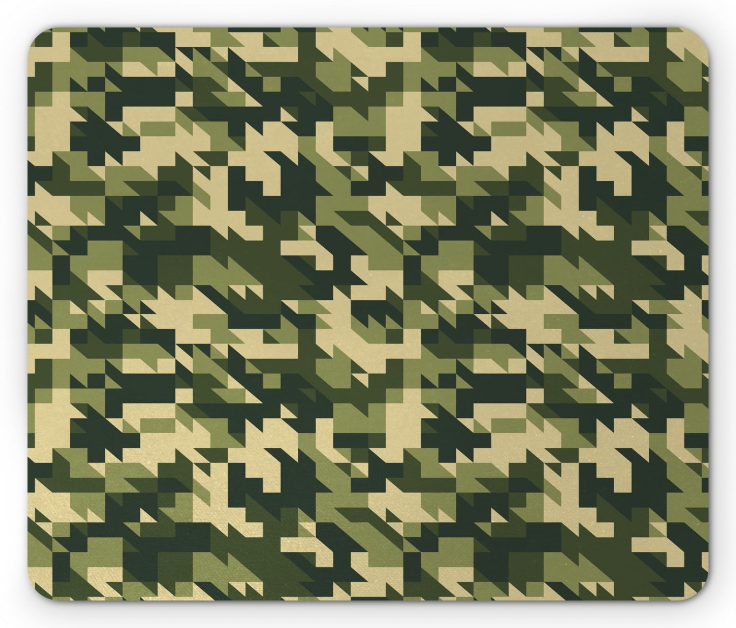 Camo Mouse Pad, Abstract Camouflage in Forest Colors Jungle Environment ...