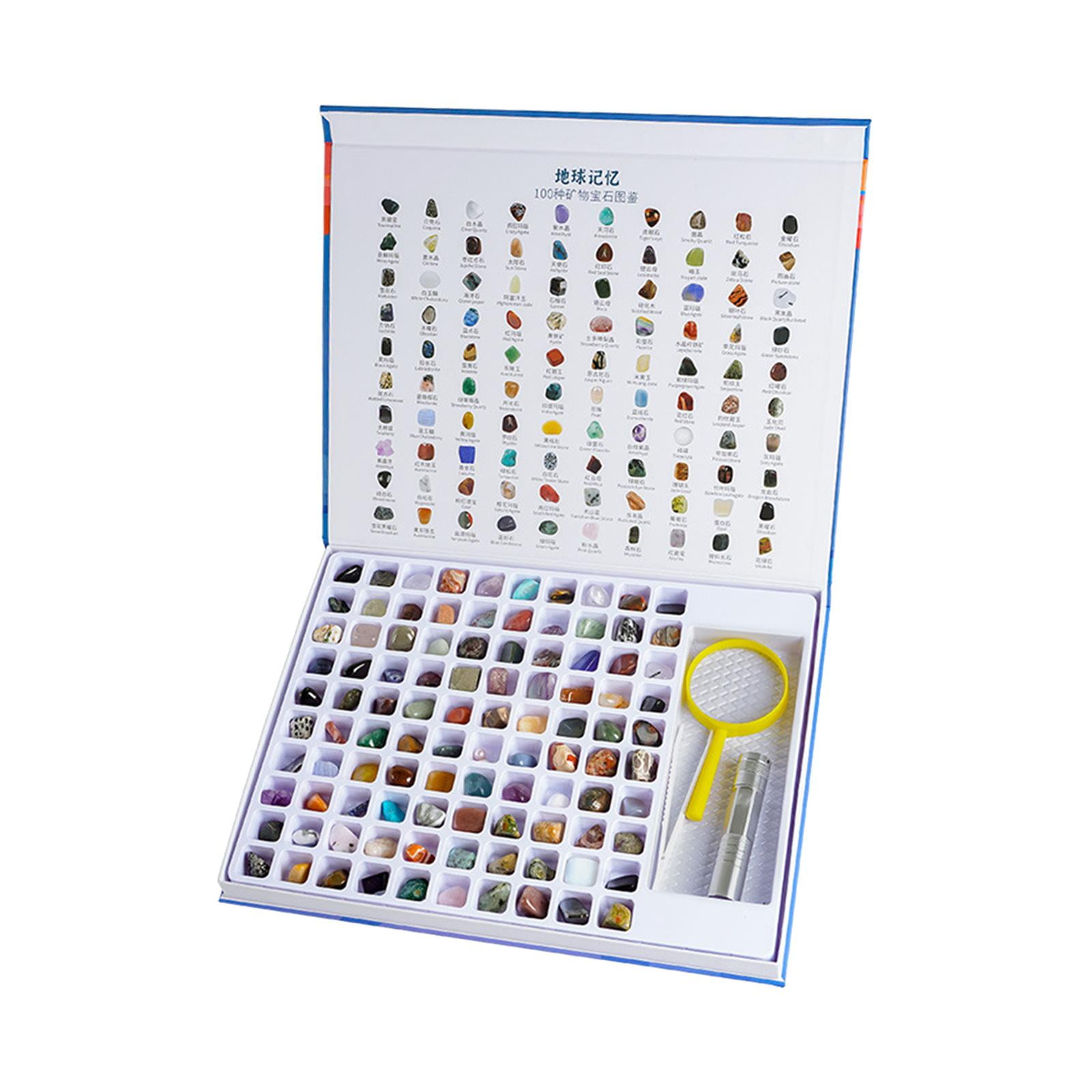 Colección de Gemas Naturales, Minerales de Roca, Geología, Juego ...