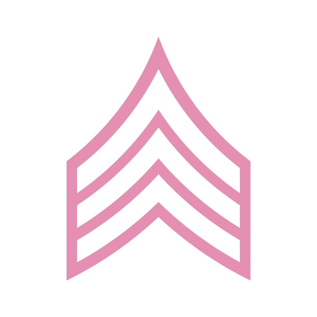 E-5 Sergeant Rank Sticker Decal Die Cut - Self Adhesive Vinyl ...