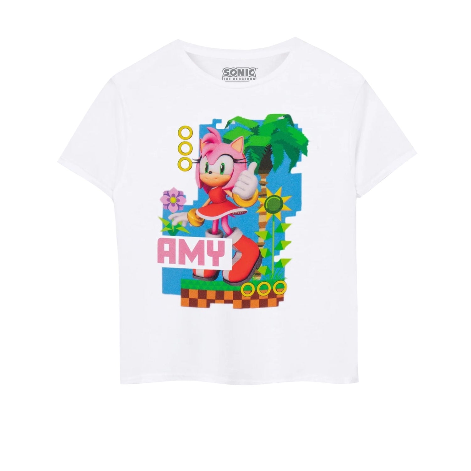 Click here for Sonic The Hedgehog Boys/Girls Amy Short-Sleeved T-... prices