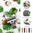 Area Rug 3x5ft, Summer Coconut Monstera Palm Leaf Washable Rugs for ...