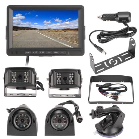 Wired Vehicle Backup Camera System, Backup Camera Monitor System CCD ...