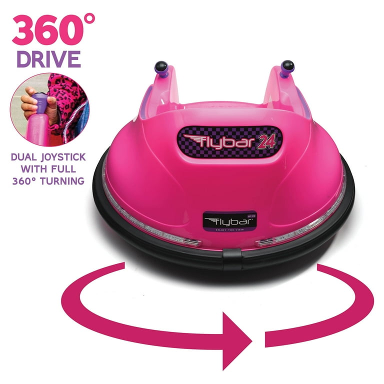 Flybar 6V Bumper Car, Battery Powered Ride-On, Fun LED, 51% OFF