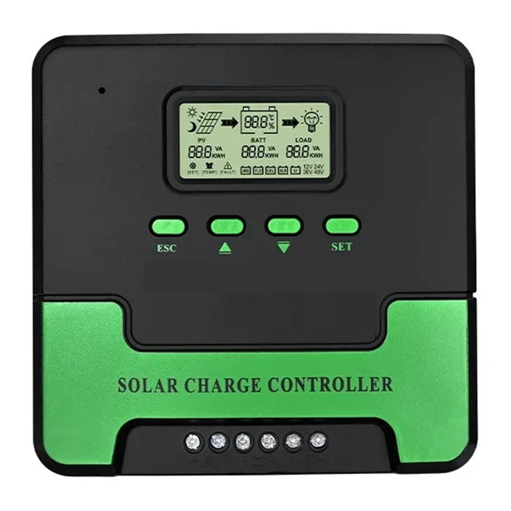 For Solar Charge Controller Mppt 12V/24V Auto Wifi Dual Usb Lcd Display ...