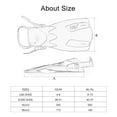 NEX Adult Adjustable Snorkeling Diving Fin- Short Blade, Adjustable ...